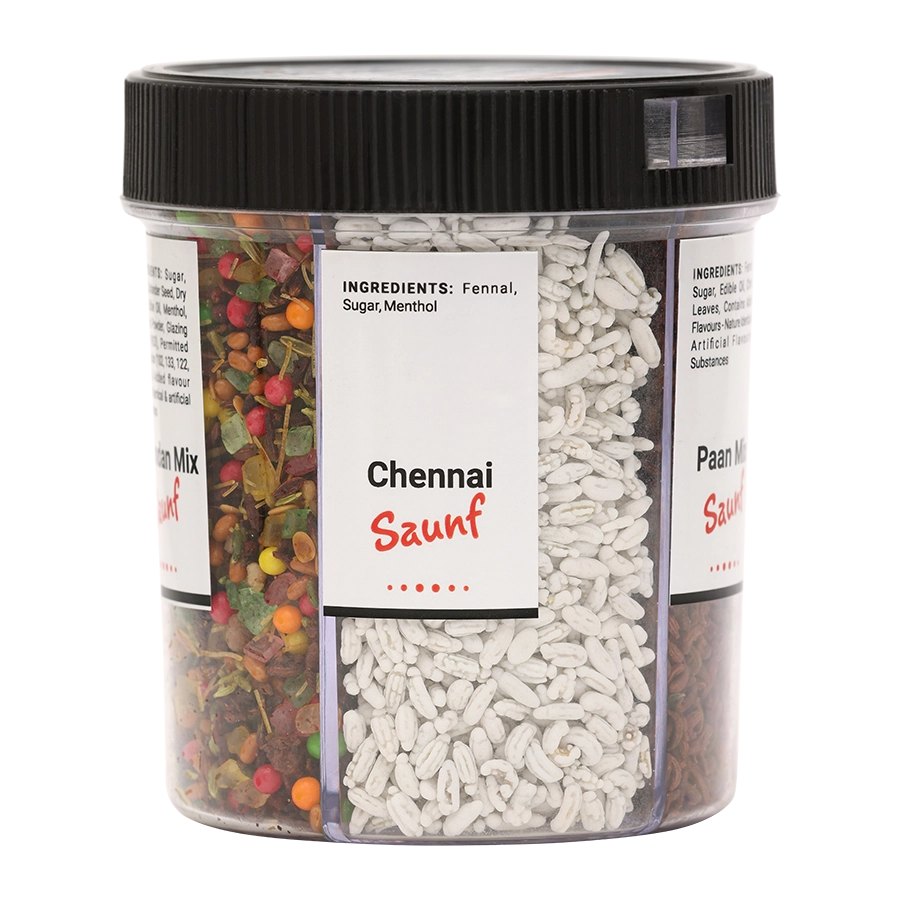 Indian Kitchen 5 In 1 Saunf |Plain Mix Saunf, Chandan Mix Saunf, Paan