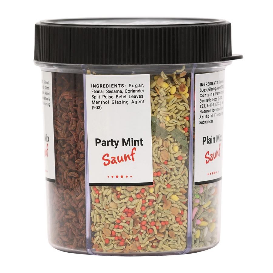 Indian Kitchen 5 In 1 Saunf |Plain Mix Saunf, Chandan Mix Saunf, Paan